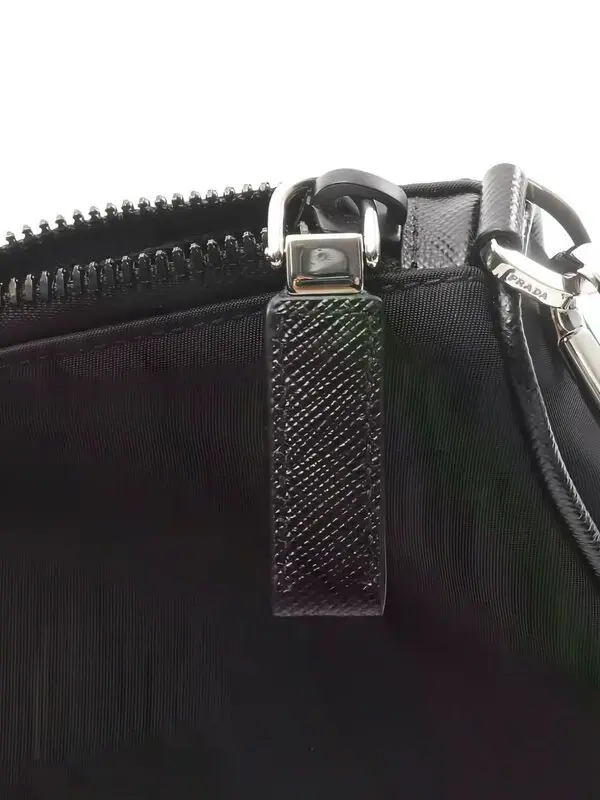 Prada Logo-detail Shoulder Bag With Detachable Pouch