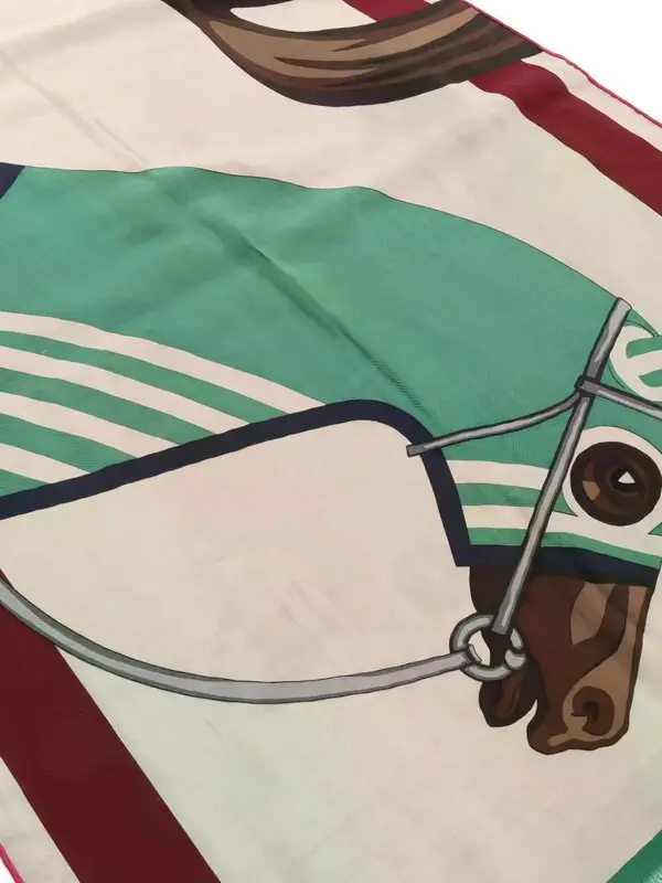 Hermès 2010s Cheval A La Couverture Scarf