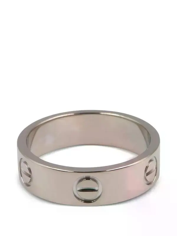 Cartier Love Band Ring - Silver