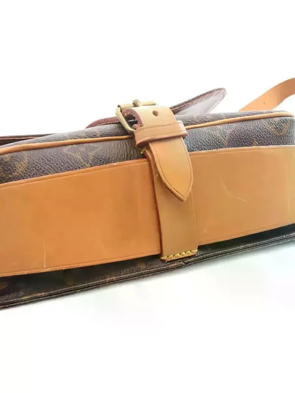 LOUIS VUITTON Cartouchiere Mm Monogram Shoulder Bag - Brown