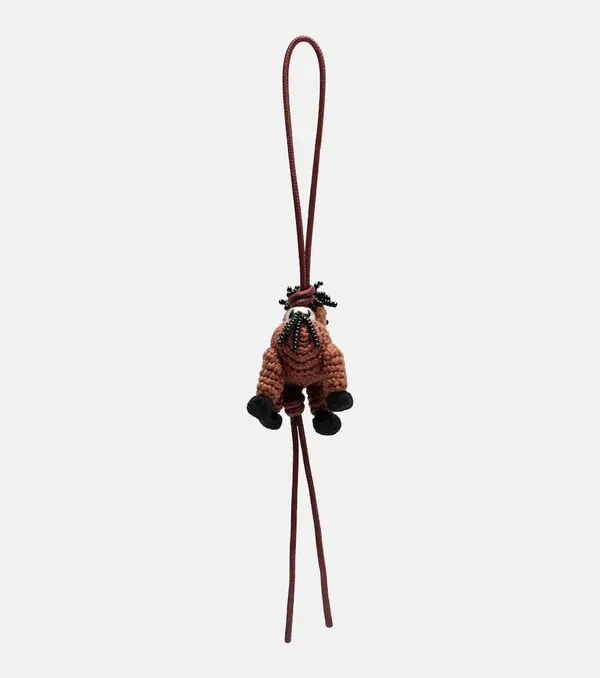 Loewe Horse Beaded Bag Charm