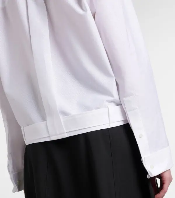 Loewe Striped Cotton Poplin Shirt With Classic Collar