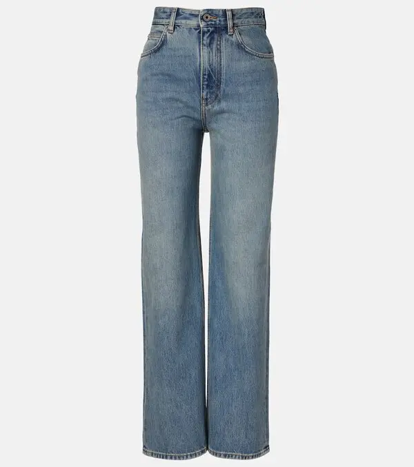 Loewe High-rise Wide-leg Jeans - Blue