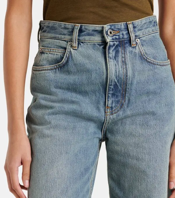 Loewe High-rise Wide-leg Jeans - Blue