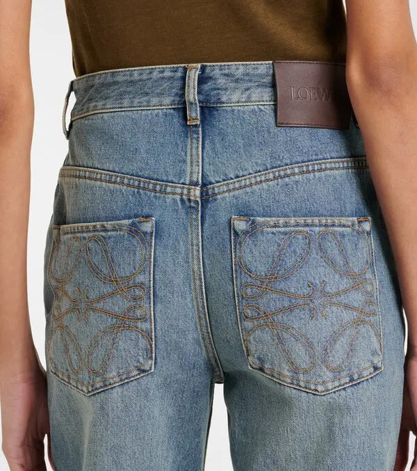 Loewe High-rise Wide-leg Jeans - Blue