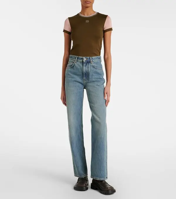 Loewe High-rise Wide-leg Jeans - Blue
