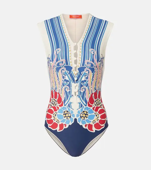 La DoubleJ Tutto Suit Printed Swimsuit - Multicoloured