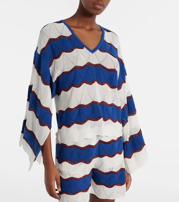 La DoubleJ Hang Ten Striped Top