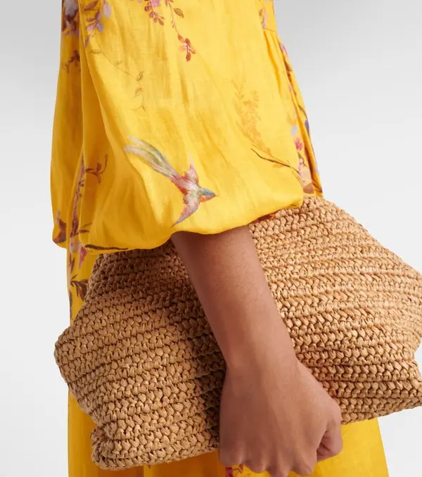 Zimmermann Floral Linen Midi Dress