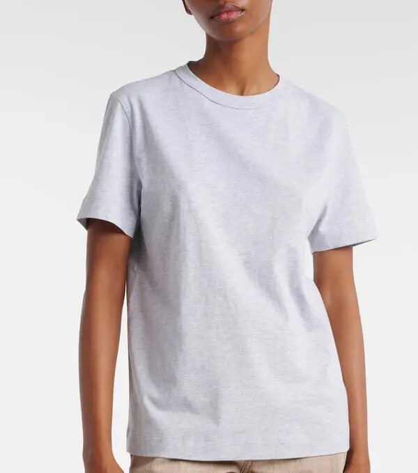 Brunello Cucinelli Cotton Jersey T-shirt - Grey