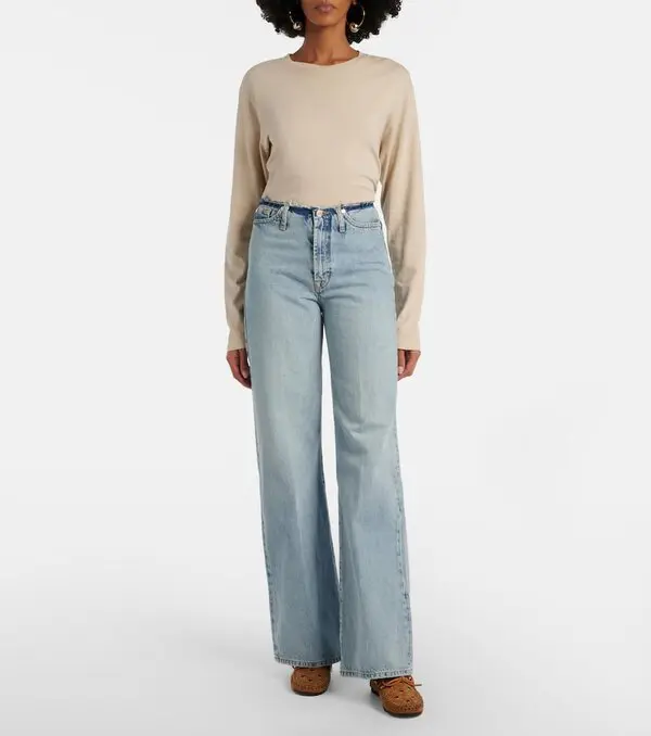 7 For All Mankind Lotta Wide-leg Jeans