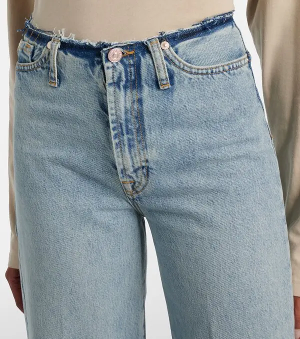 7 For All Mankind Lotta Wide-leg Jeans In Halona - Blue