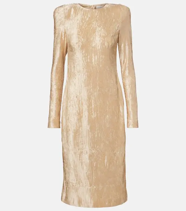 Magda Butrym Metallic-effect Cocktail Dress