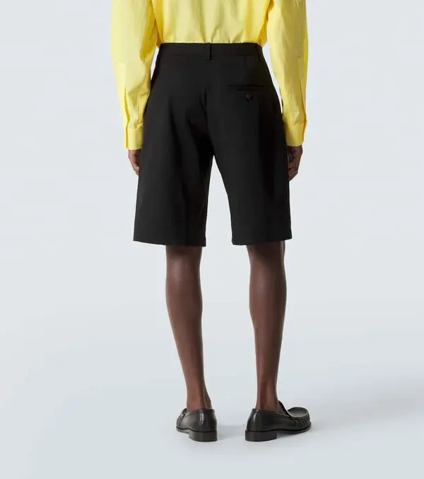 Jacquemus Camargue Virgin Wool Bermuda Shorts