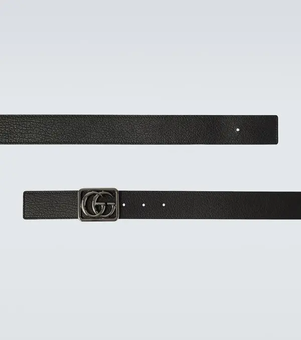 Gucci Double G Reversible Leather Belt