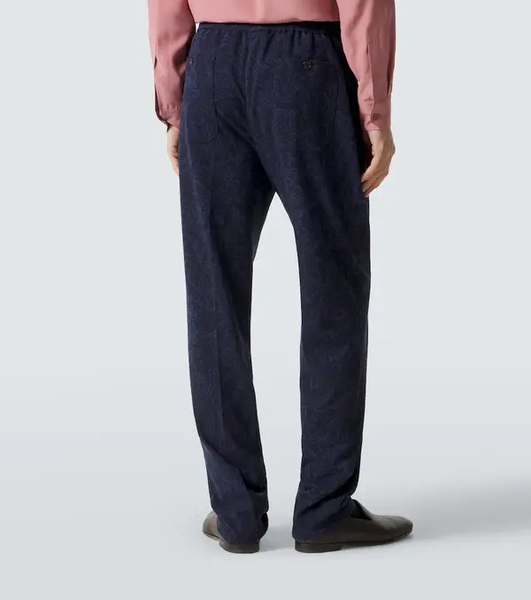 Etro Paisley Straight Pants