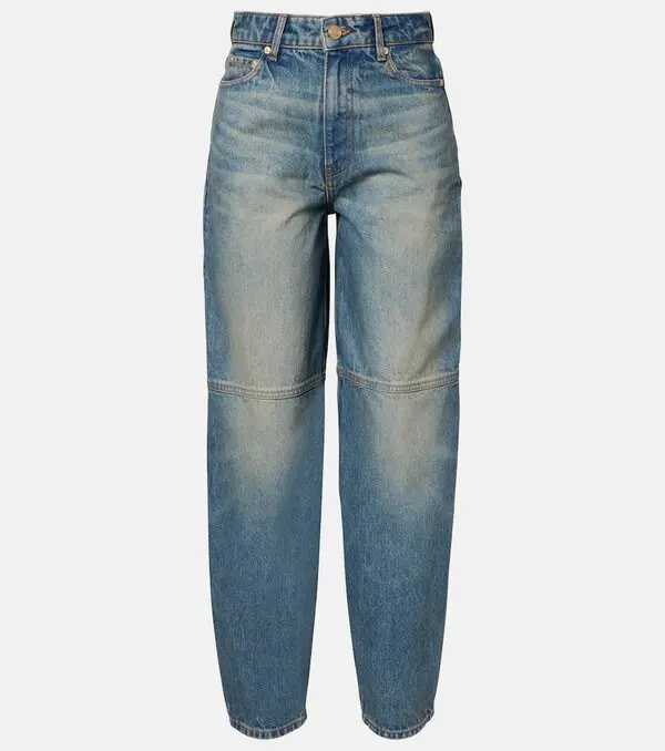 GANNI Stary Barrel-leg Jeans