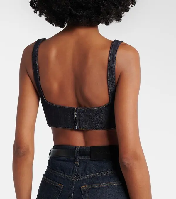 Givenchy Denim Bra Top