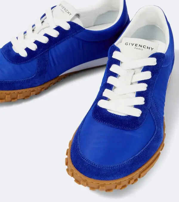 Givenchy Glide Suede-trimmed Sneakers