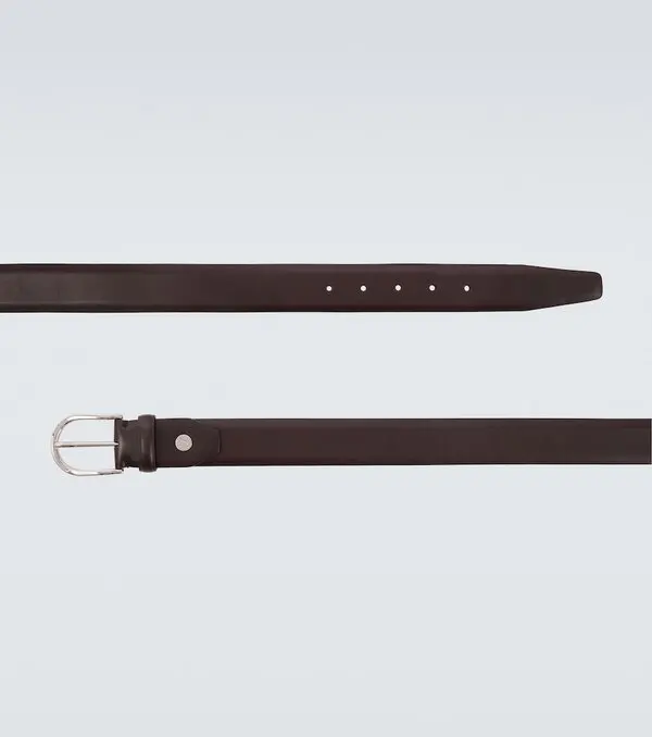 Brioni Leather Belt - Brown