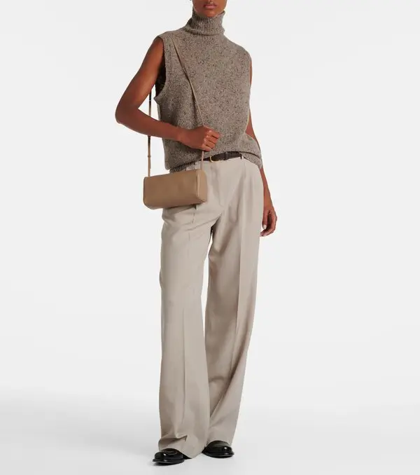 THE ROW 90s Leather Shoulder Bag
