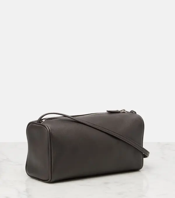 THE ROW 90s Leather Shoulder Bag - Brown