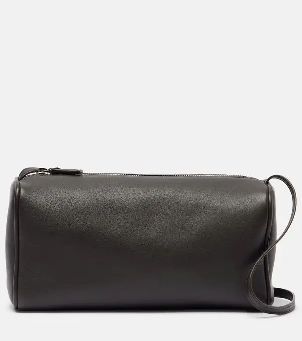 THE ROW 90s Leather Shoulder Bag - Brown