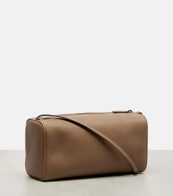 THE ROW 90s Leather Shoulder Bag - Brown