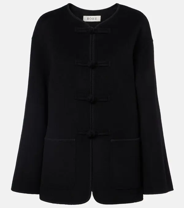 RÓHE Wool Jacket - Black