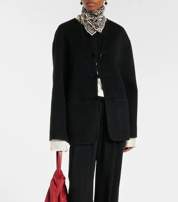 RÓHE Wool Jacket - Black