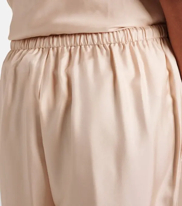 RÓHE Silk Twill Wide-leg Pants