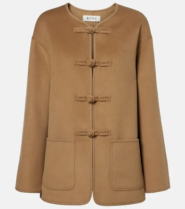 RÓHE Wool And Cashmere Jacket - Brown