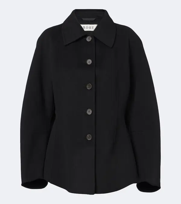 RÓHE Wool And Cashmere Jacket - Black