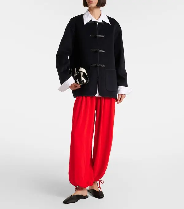 RÓHE Wool And Cashmere Jacket - Blue