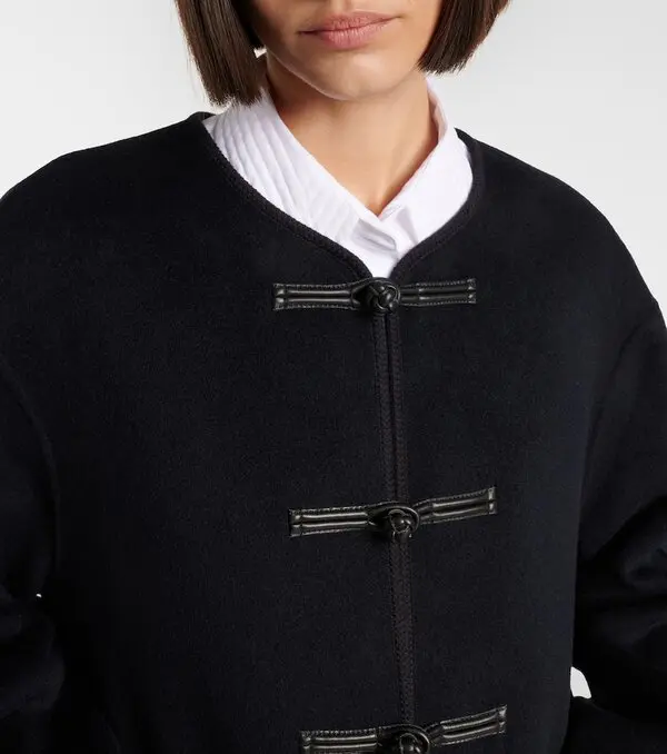 RÓHE Wool And Cashmere Jacket - Blue