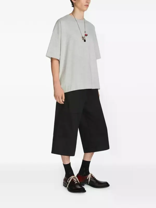 Dries Van Noten Oversized Cotton T-shirt - Grey