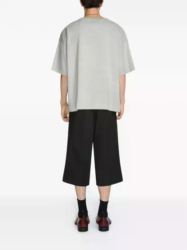 Dries Van Noten Oversized Cotton T-shirt - Grey
