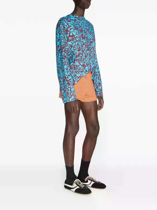 Dries Van Noten Long-sleeve Cotton T-shirt - Blue