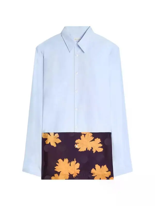 Dries Van Noten Floral-detail Shirt