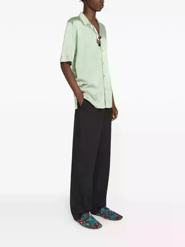 Dries Van Noten Chest-pocket Shirt - Green