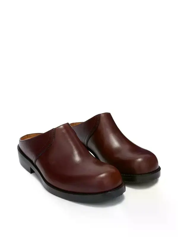 Dries Van Noten Leather Clogs