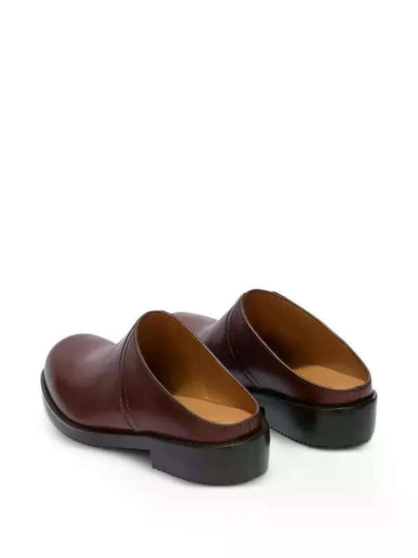 Dries Van Noten Leather Clogs