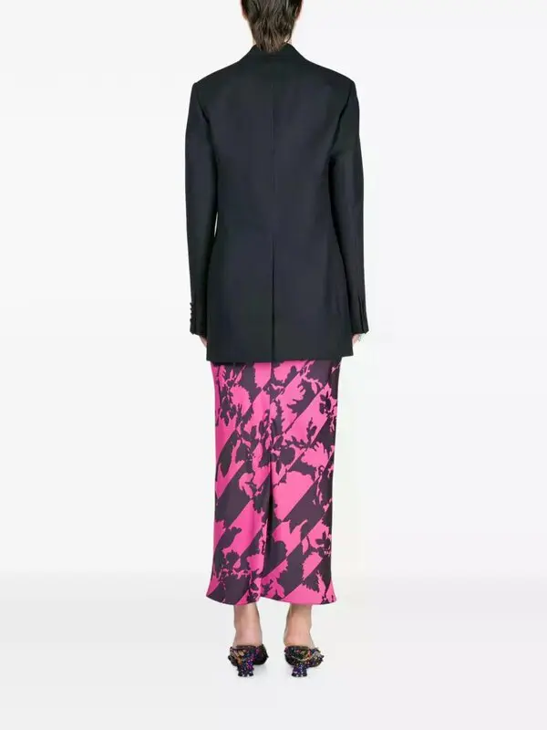 Dries Van Noten Loose-fit Herringbone Wool Blazer