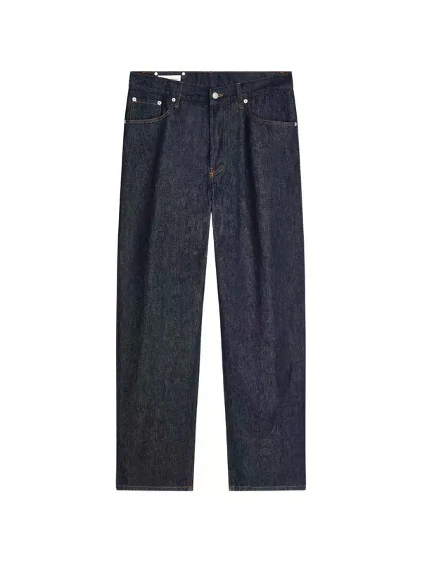 Dries Van Noten Button-fastening Loose Fit Jeans - Blue