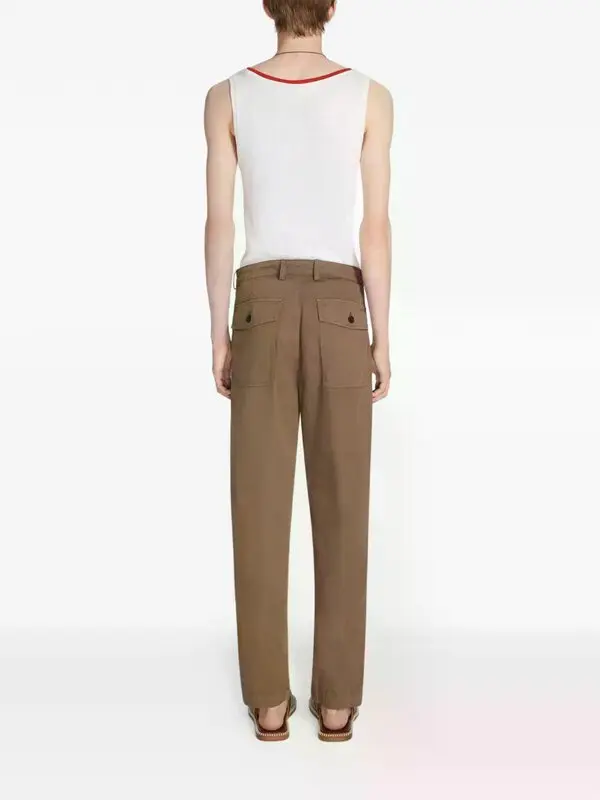 Dries Van Noten Button Trousers