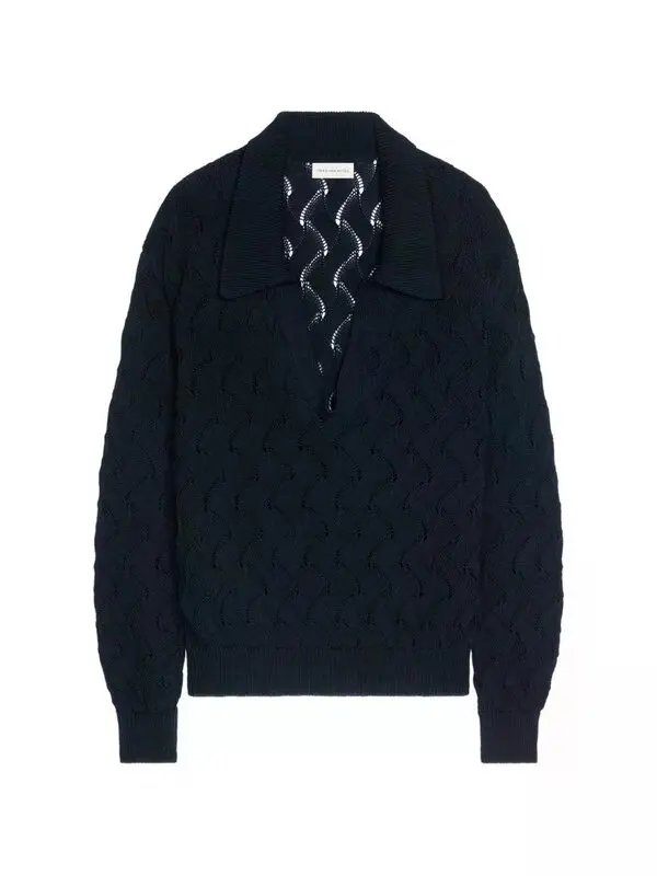 Dries Van Noten Polo-collar Sweater