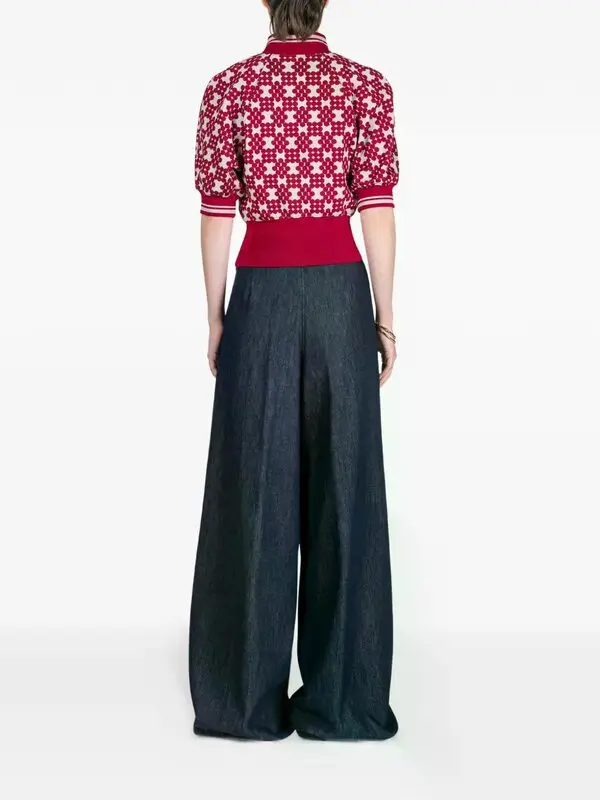 Dries Van Noten Ribbed Jacquard Sweater
