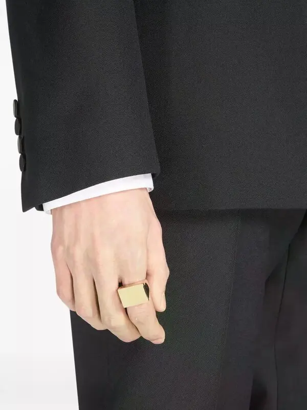 Dries Van Noten Rectangular Signet Ring