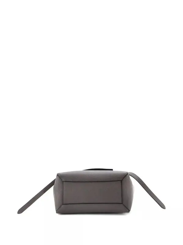Celine Belt Bag Textured Leather Micro Satchel - Grey