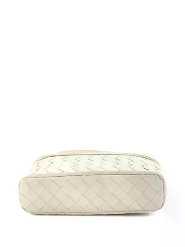Bottega Veneta Intrecciato Leather Crossbody Bag Vanity Case - Neutrals